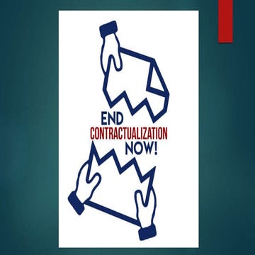 Labor Contractualization Presscon visual presentation | PPTX