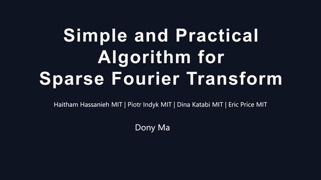 Spectral analysis methods | PPTX