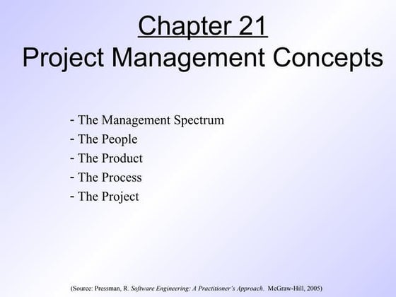 Project Management Concepts | PPT