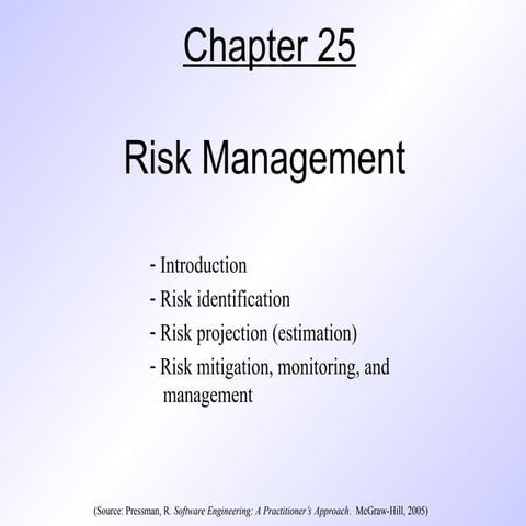 Risk management for business and the way to avoid risk | PPT