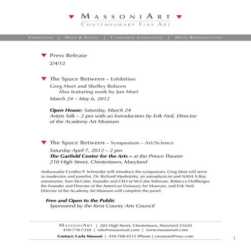 Press Packet Tsb 2 2 2012 | PDF
