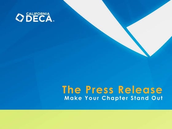 DECA Powerpoint Template | PPT