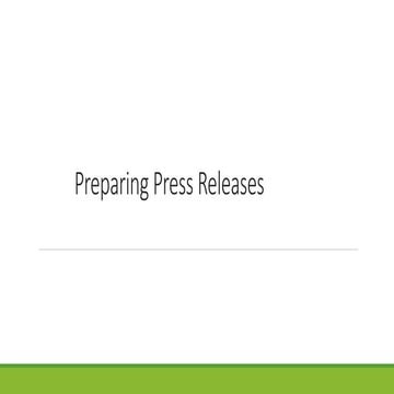 Press Releases.pptx