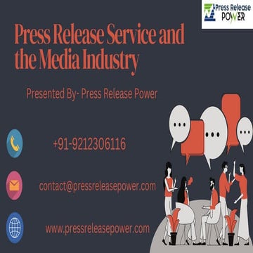 Press Release Service and Media Industry | PPT