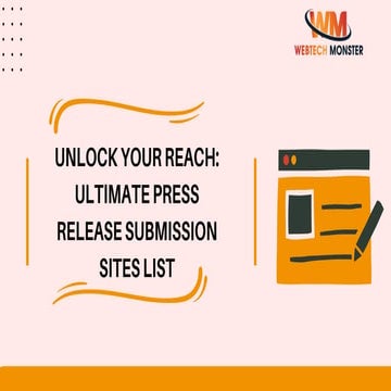 Press Release Submission Sites | PDF