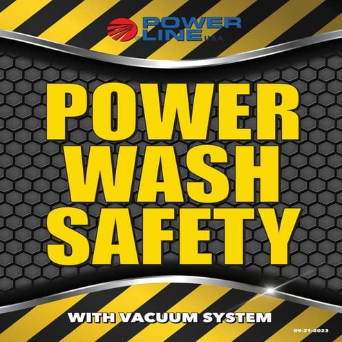 Power Wash Trailer Safety Guidelines | Powerline Industries | PDF