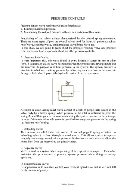 Pressure control valves | PPTX | Technology & Computing