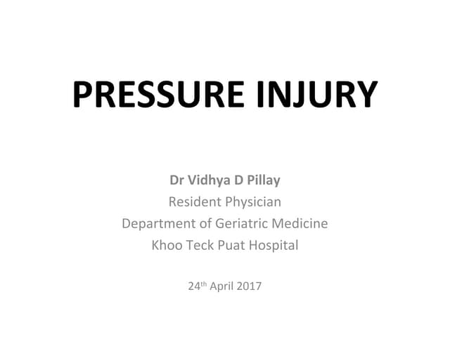 PREVENTION OF PRESSURE ULCER/BED SORE/PRESSURE SORE | PPTX