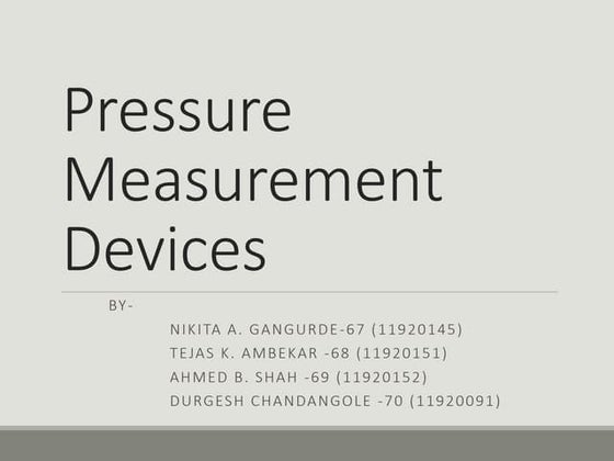 pressure sensor.pptx.................... | PPT