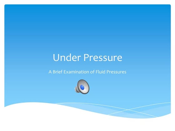 Pressure and Pressure in Liquids | PDF