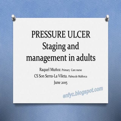Pressure ulcers | PPT