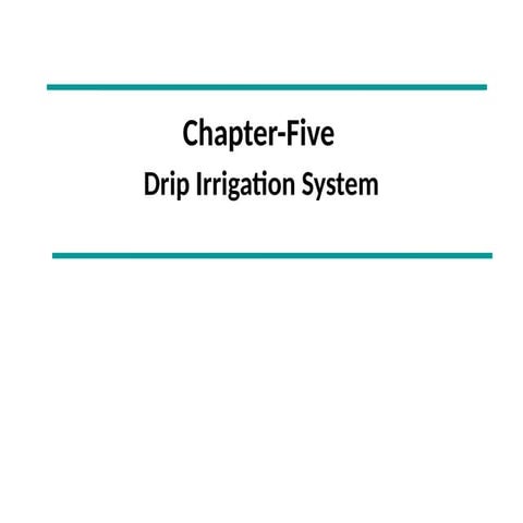 Irrigation | PPT