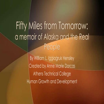 Fifty miles from tomorrow | PPTX
