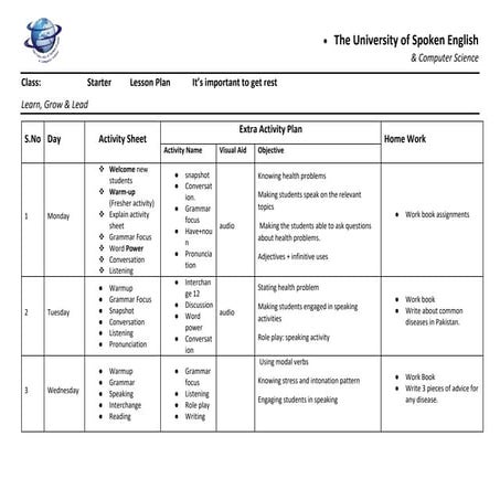 pre Starter week 12 lesson plan by faizullah.docx