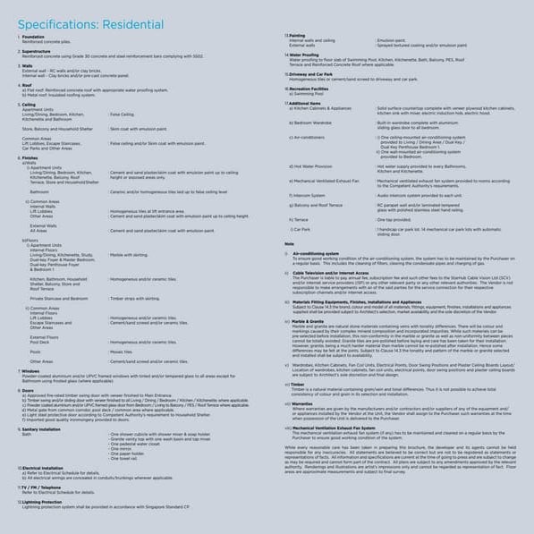 Prestige point res and comm specification | PDF