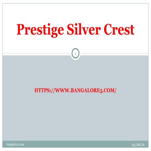 Prestige silver crest | PPT