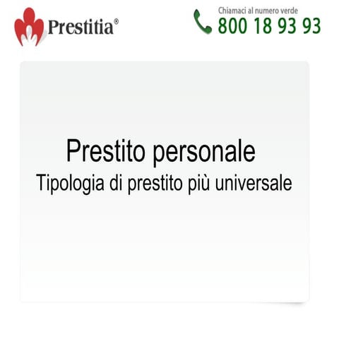 Prestiti personali | PPT
