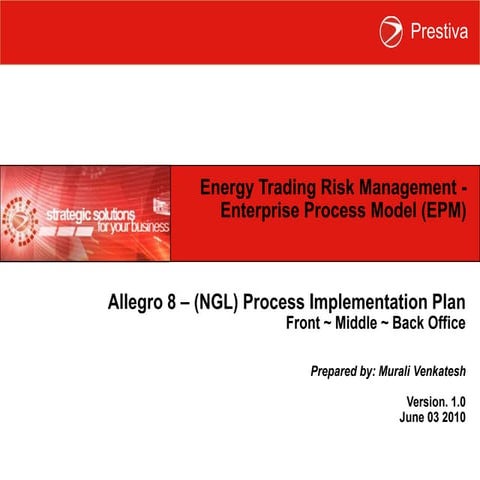 Prestiva ETRM process allegro | PPTX