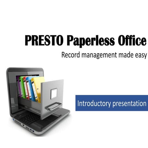 PRESTO Paperless Office | PDF