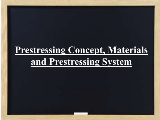 Pre-tensioning Prestresssed Devices | PPTX