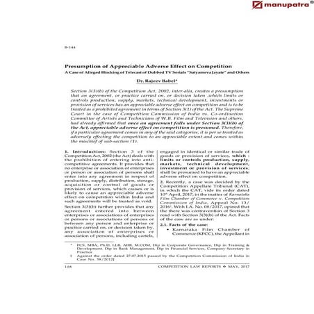 Overview of capital market | PDF