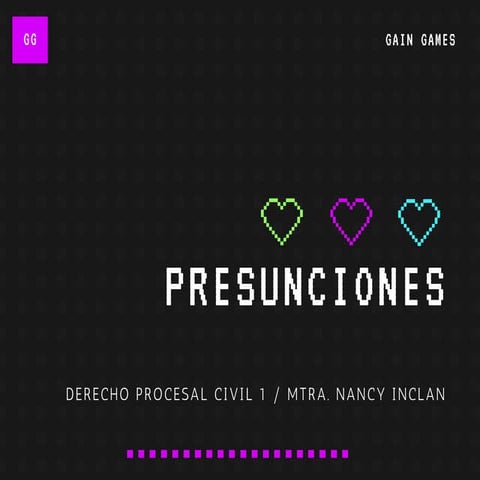 Presunciones legales diapo | PPTX