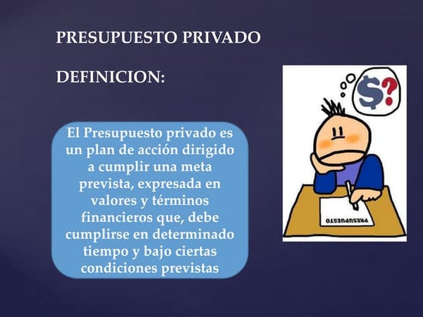 Cuadro Comparativo Presupuesto Publico Y Privado