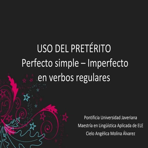 Uso del Pretérito | PPT