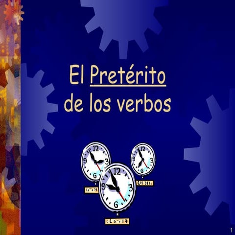 Preterito power point intro 2014 | PPT