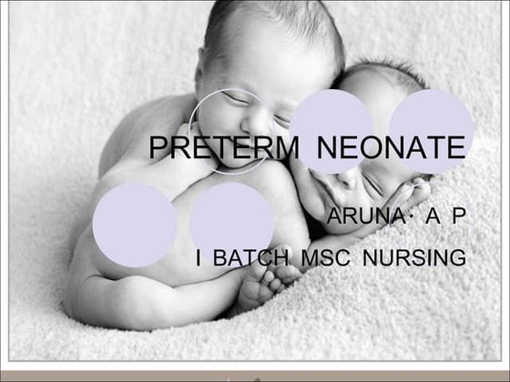 Premature baby | PPT