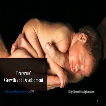 Preterm growth and development | PPTX