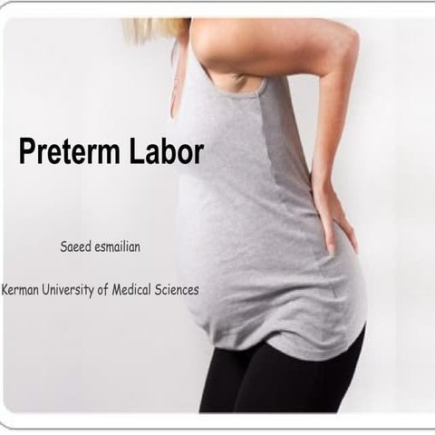 Preterm labor pain | PPT