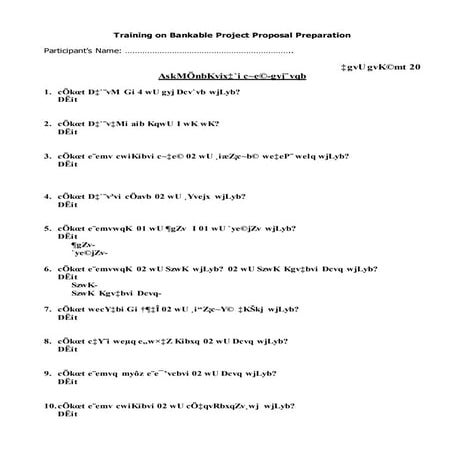 Pre test | DOCX
