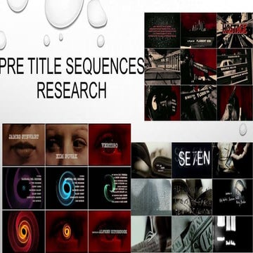 Pre title sequences | PPTX