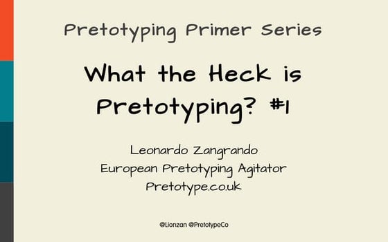 Pretotyping | PPT