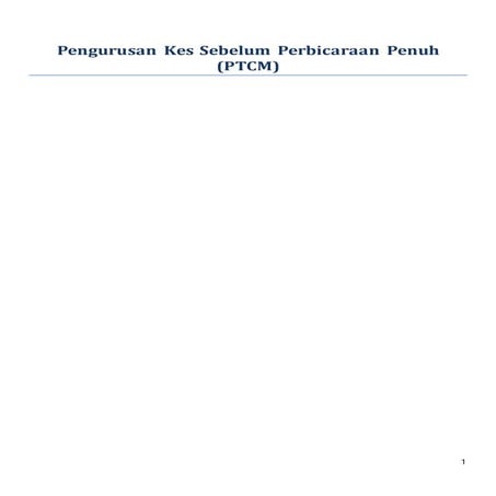 Pre trial case management (2017 2018) | DOCX