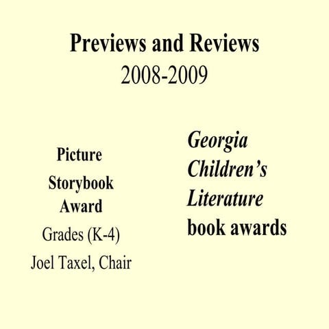 Georgia Book Award Nominees | PPT