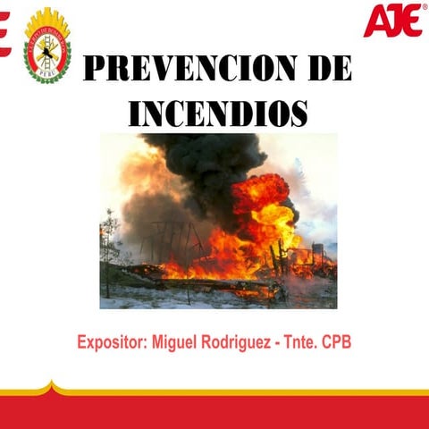Prevencion de incendios | PPT