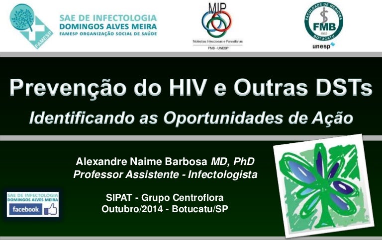 Prevenção DST Aids Centroflora 2014