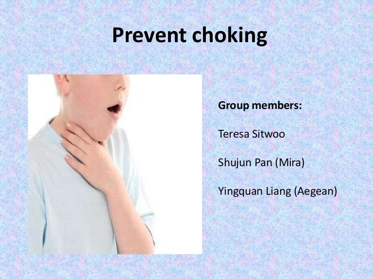 Prevent choking pp(1)