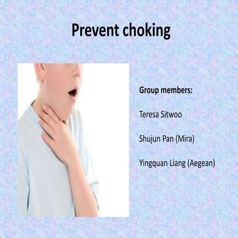 Prevent choking pp(1) | PPT