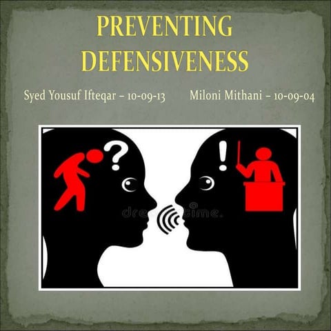 Preventig defensiveness | PPT