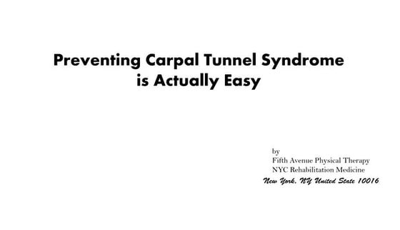 Occupational therapy and carpal tunnel | PDF