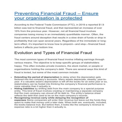 Preventing Financial Fraud UAE.pdf | Business Accounting & Finance ...