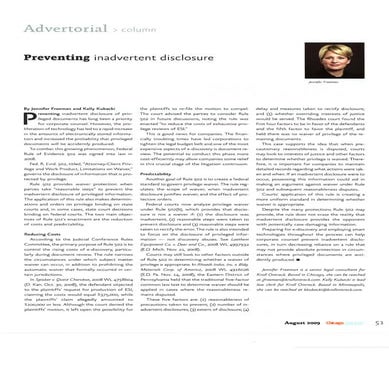 FIN 48 and Work Product Protection Presentation | PPTX