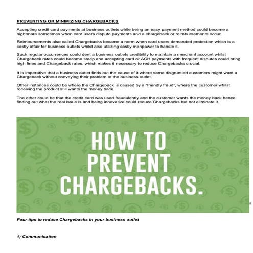 Understanding Chargebacks | PDF