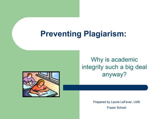 Plagiarism slides | PPTX | Resume Writing and Advice | Job Search
