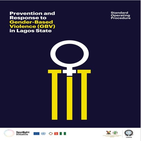 Prevention and Response To Gender-Based Violence in Lagos State [Standard Operating Procedure] | PDF
