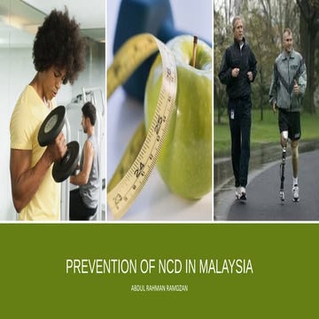 Prevention of NCD in Malaysia | PPT