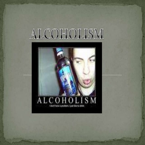 Prevention of alcoholism | PPTX